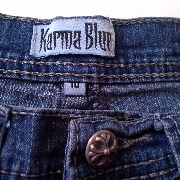Karma Blue | Bottoms | Karma Blue Jeans Skinny Stretch Big Stitch ...